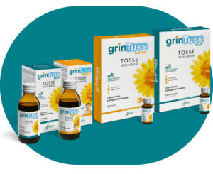Grintuss soothes coughs in adults and children - Aboca